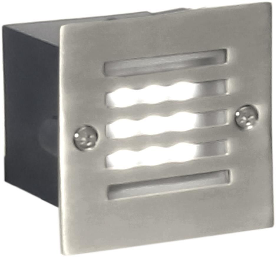 Bright Star Lighting - Square LED Footlight with Stainless Steel Grid ...