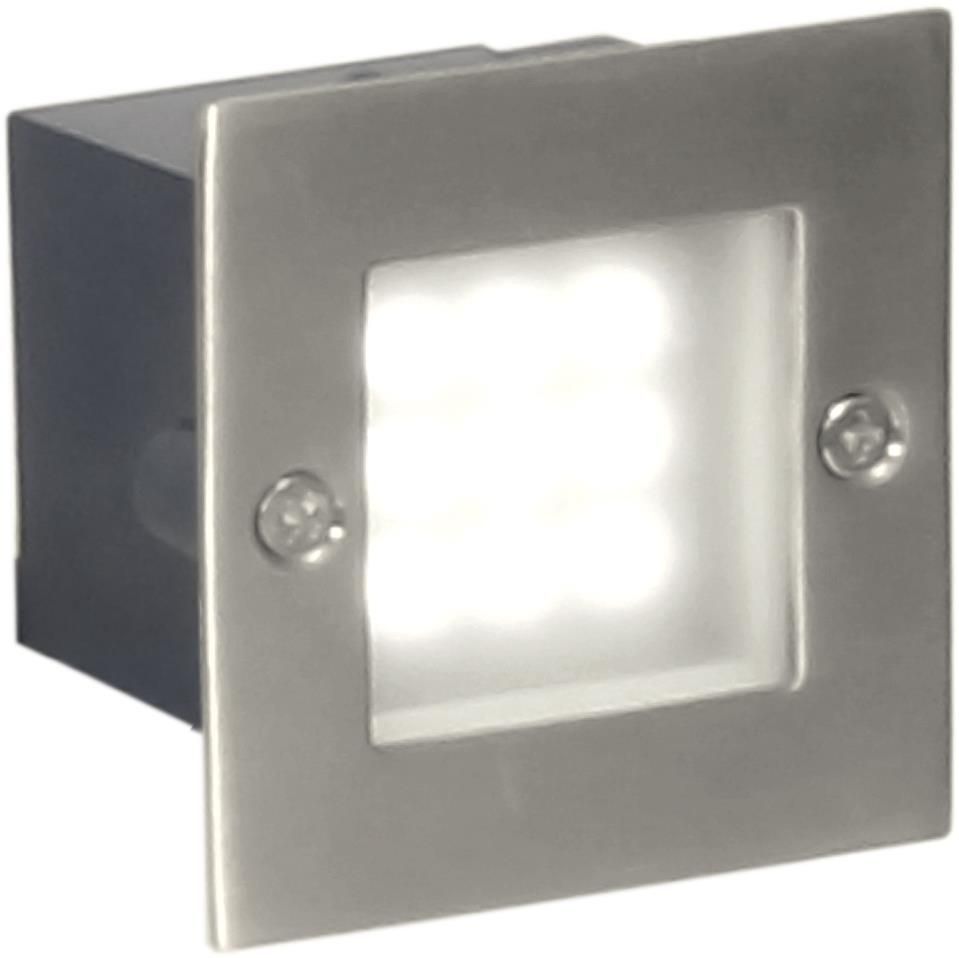 Bright Star Lighting - Square LED Footlight with Stainless Steel Cover ...