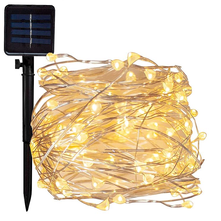 Solar Powered Micro LED String Lights 50 LEDs | Shop Today. Get it ...