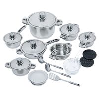 22 Piece Stainless Steel Cookware Set | Buy Online in South Africa ...