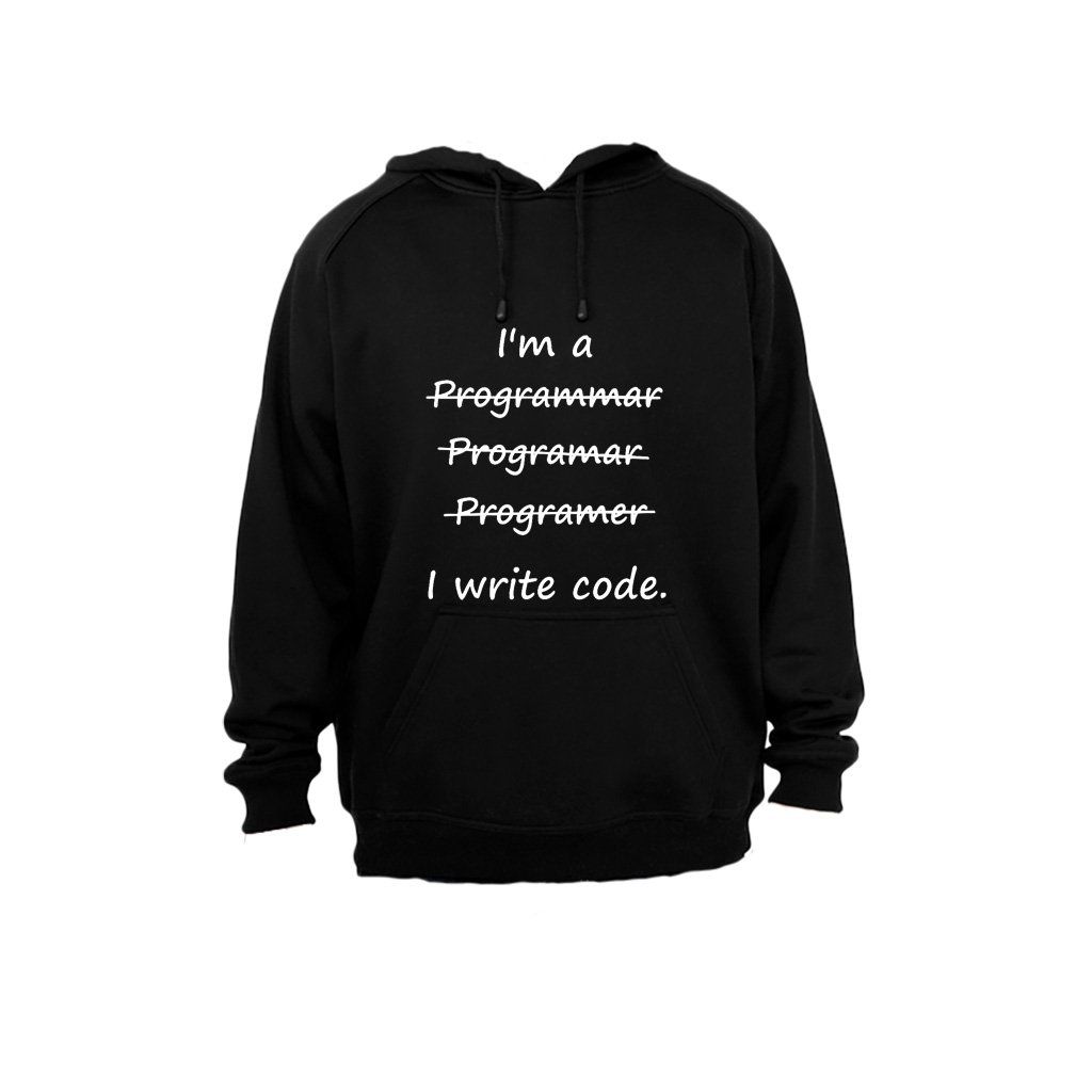 I'm A Programmer - I Write Code Mens Hoodie - Black | Shop Today. Get ...