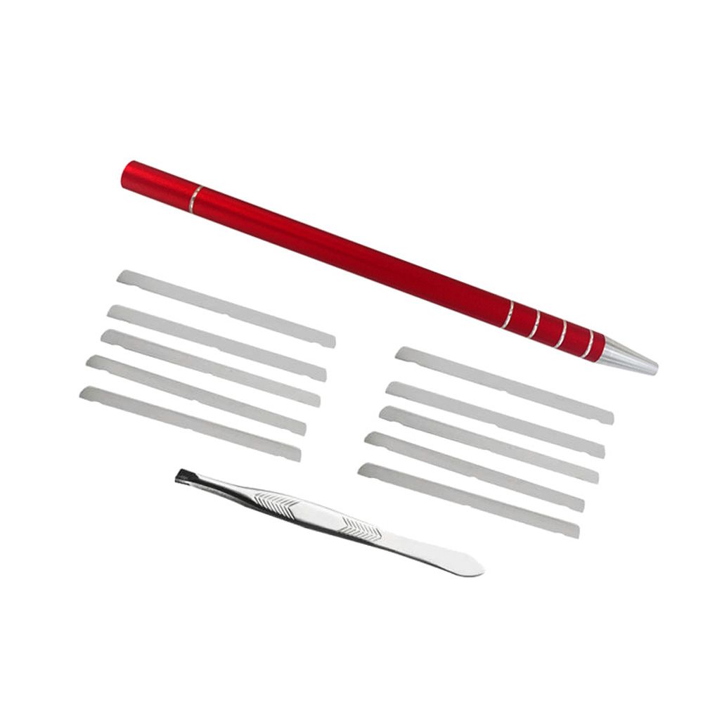 Eyebrow Hair Razor Engraved Pen For DIY Hair Art Design - Red | Shop ...