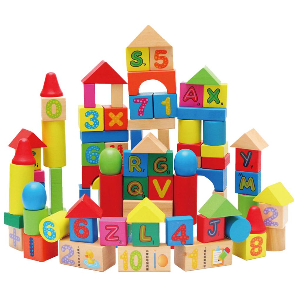 Colorful Alphanumeric Toy Blocks - 100 Piece | Shop Today. Get it ...