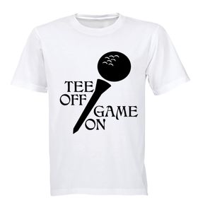 Tee Off - Game On - Golf - Mens - T-Shirt - White | Shop Today. Get it ...