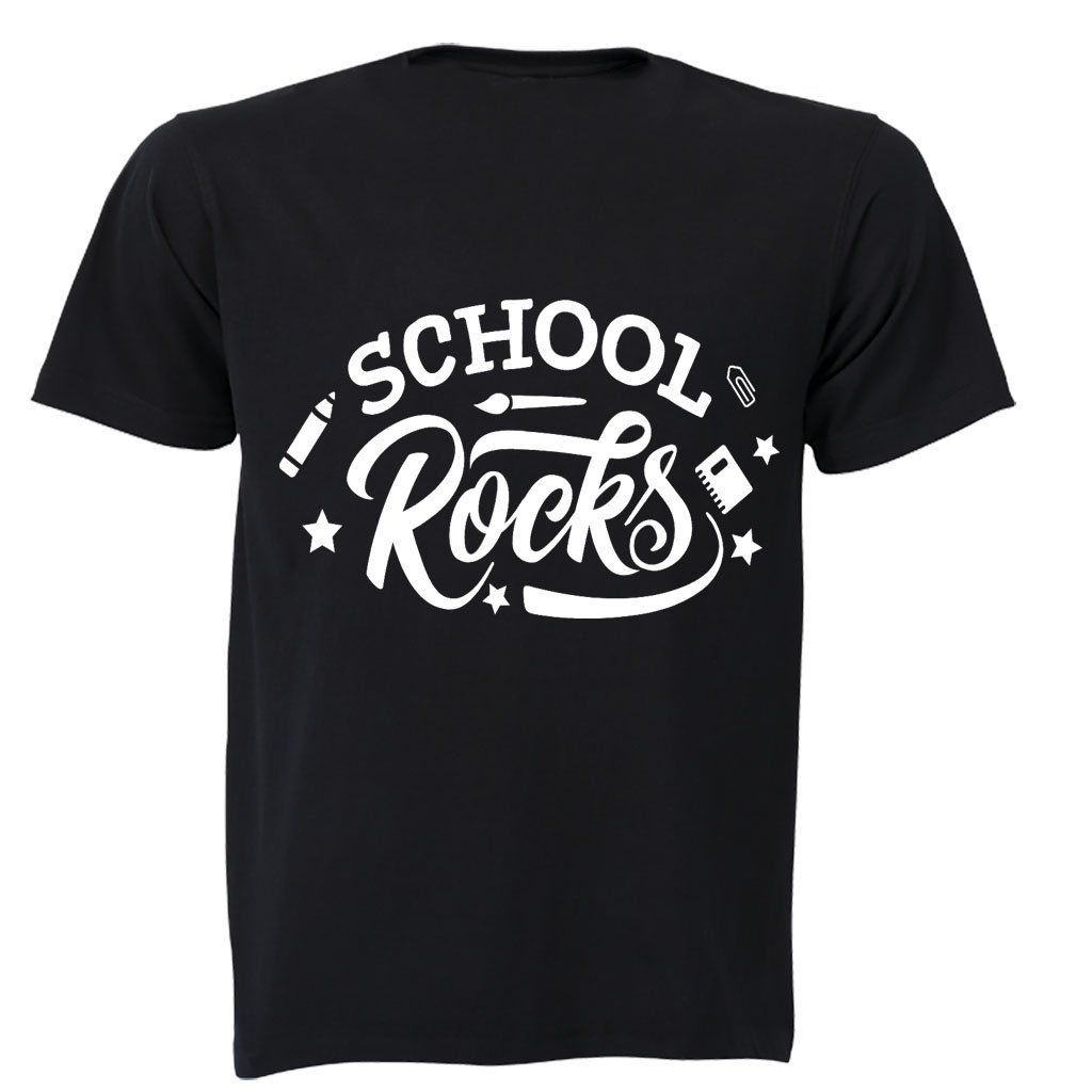 School Rocks - Kids T-Shirt - Black | Shop Today. Get it Tomorrow ...