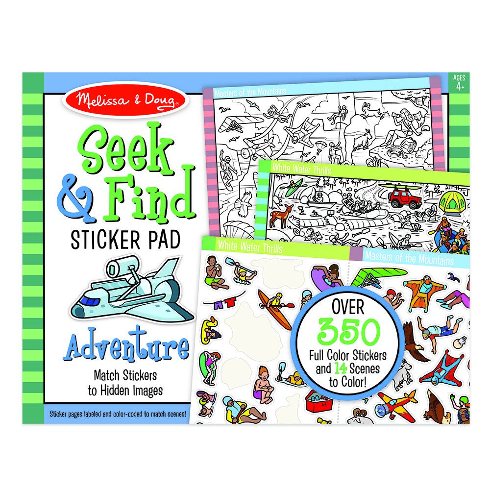 Melissa & Doug Seek & Find Sticker Pad - Adventure | Shop Today. Get it ...