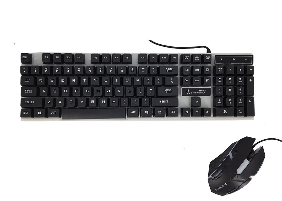 USB wired Keyboard & Mouse - D280 - Black & white | Shop Today. Get it ...