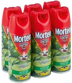 Mortein 6x300ml, PowerGard Ultra Fast, Multi Insect Killer, Citrus ...