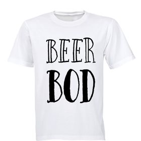 Beer Bod - Mens - T-Shirt - White | Shop Today. Get it Tomorrow ...