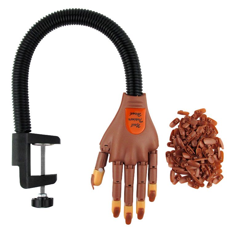 Flexible Movable False Nail Training Practice Hand | Shop Today. Get it ...