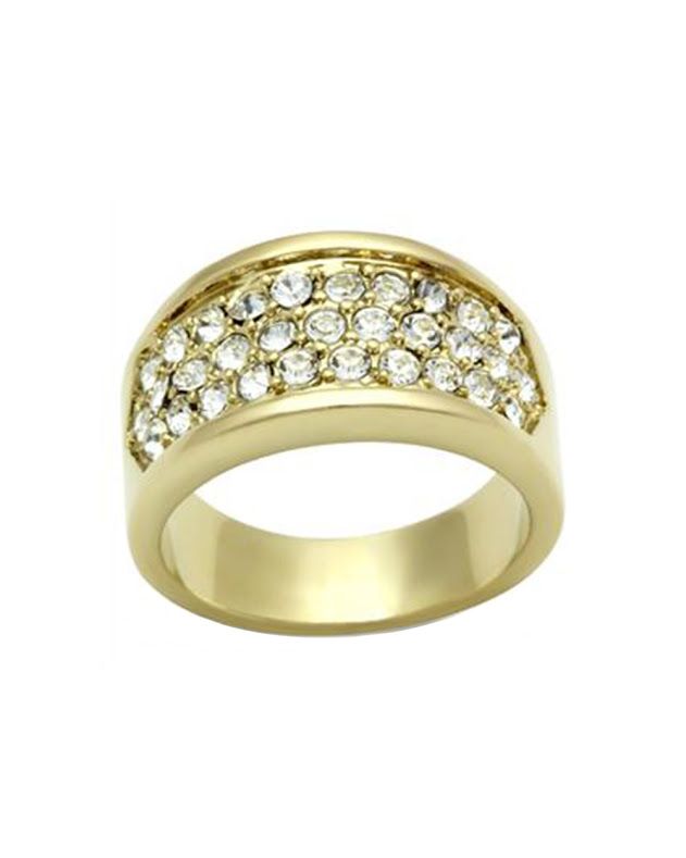 Miss Jewels-ION Plated Cluster Ring with Austrian Crystals | Shop Today ...