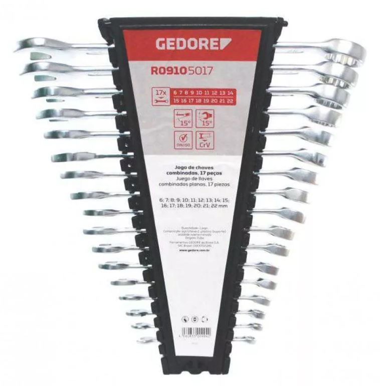 Gedore Red - Spanner / Wrench Set (17 Piece Kit) - High Quality | Shop ...
