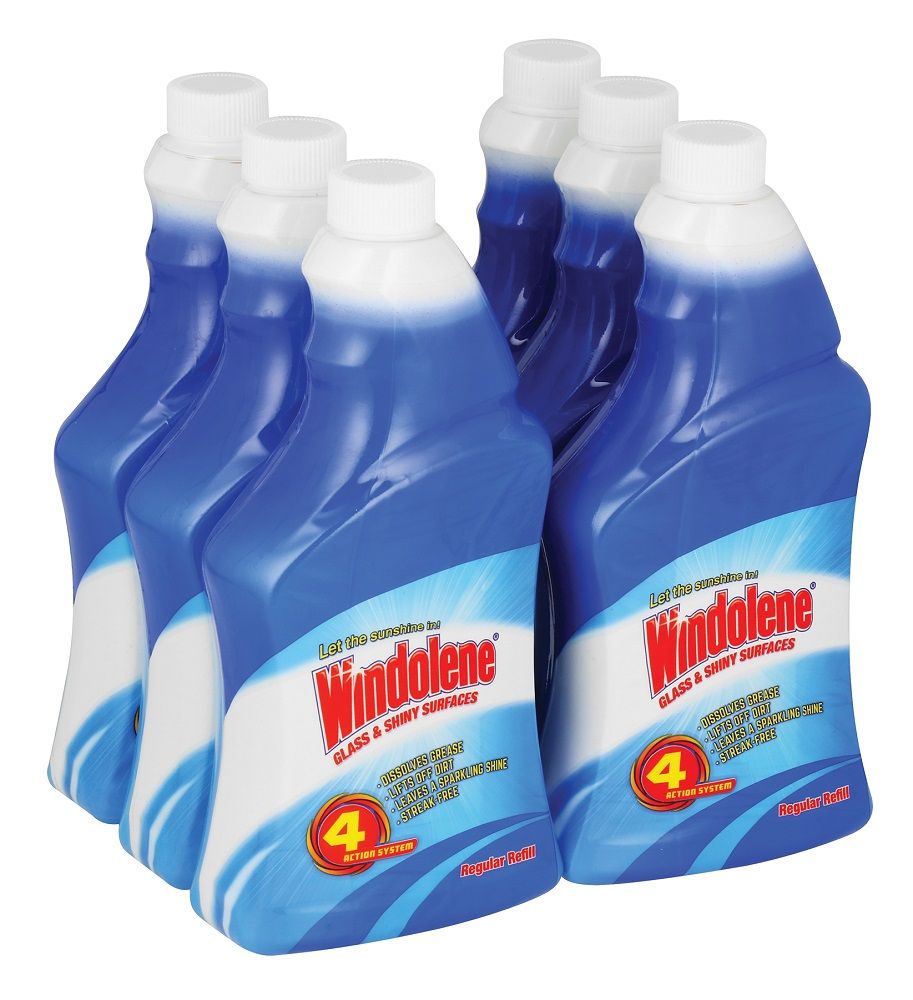 Windolene 6 x 750ml, Glass & Shiny Surface Cleaner - Refill | Buy ...