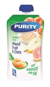 Purity Mixed Fruit & Oats Pouches - 12 x 110ml | Shop Today. Get it ...