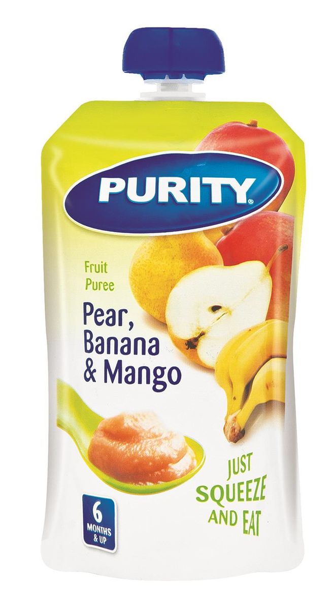 Purity Pear, Banana & Mango Pouches - 12 x 110ml | Shop Today. Get it ...