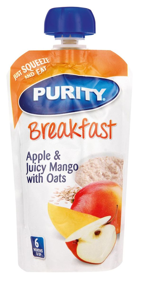 Purity Apple & juicy Mango with Oats Pouches - 12 x 110ml | Buy Online ...