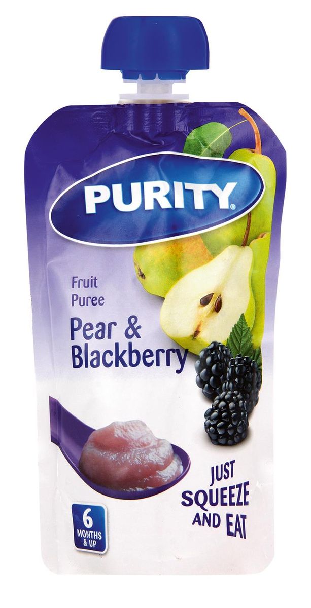 Purity Pear & Blackberry Pouches - 12 x 110ml | Shop Today. Get it ...