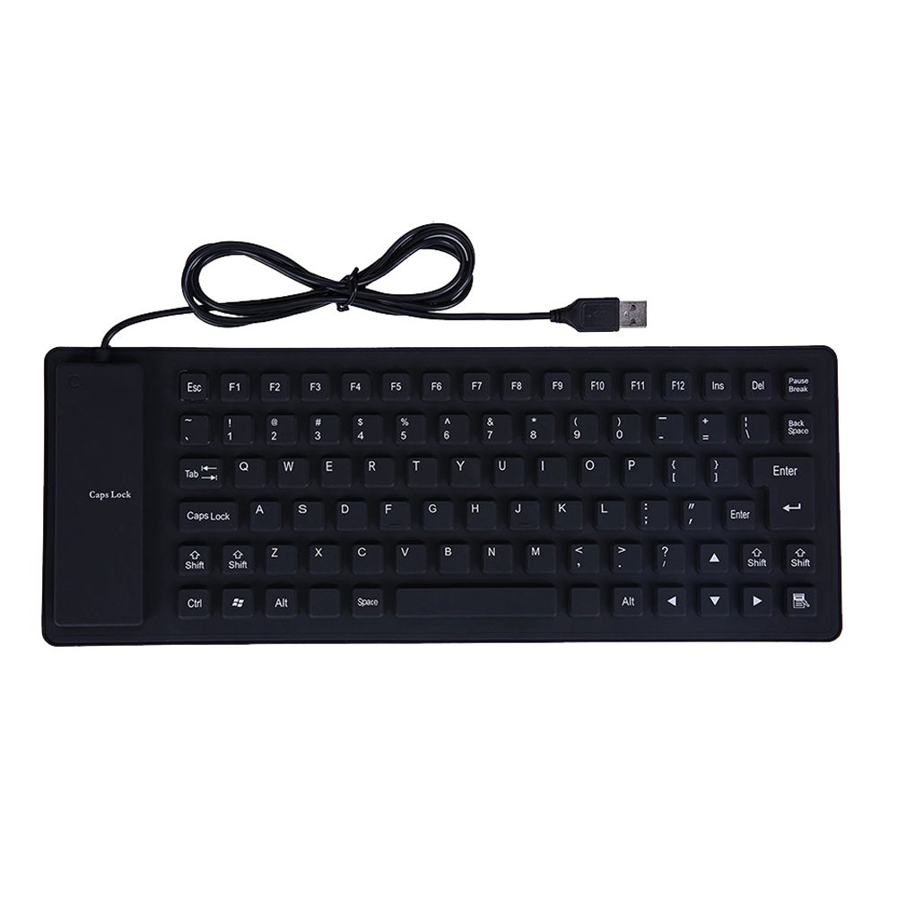 85 Keys Mini Portable USB Flexible Silicone PC Keyboard | Shop Today ...