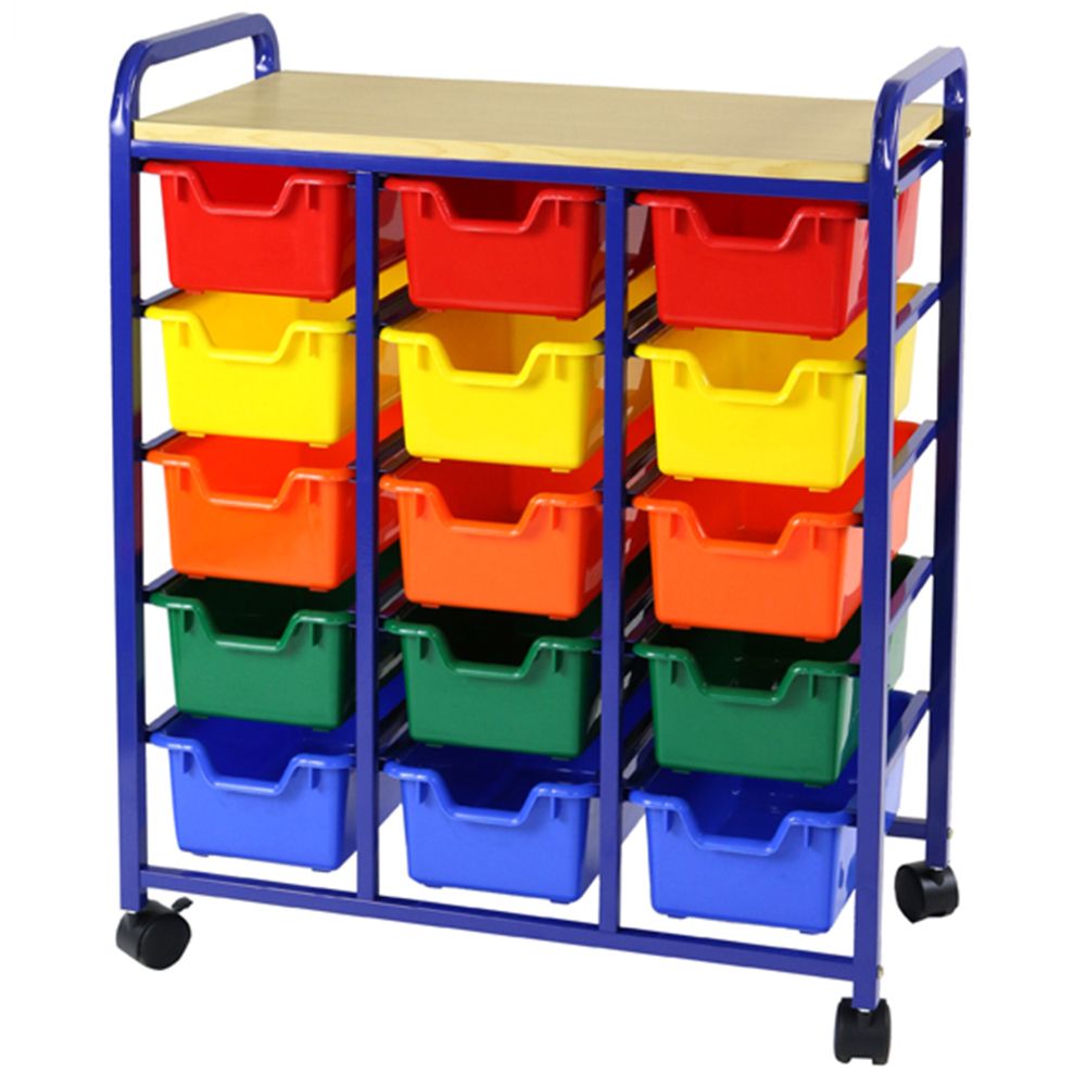 Greenbean Roll and Storage Unit: 15 Multi-Coloured Bins | Shop Today ...