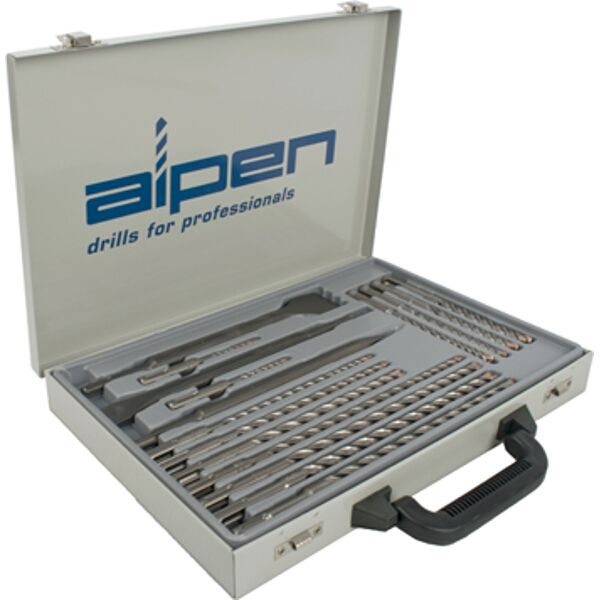 Alpen Force X Sds-Plus Kit 16 16 Pcs. Drills 110Mm 5-6 160Mm 6-8-10-12 ... Alpen Force X Sds-Plus Kit 16 16 Pcs. Drills 110Mm 5-6 160Mm 6-8-10-12 ...