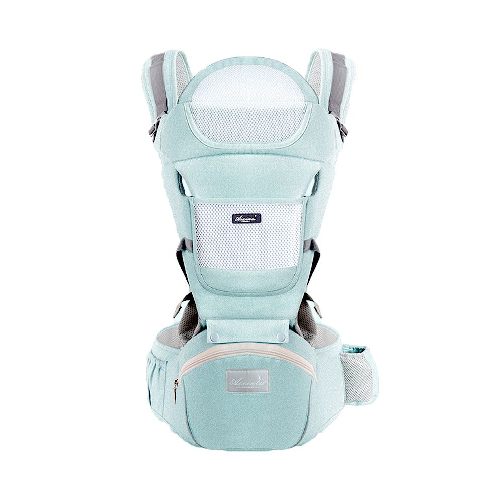 Multi-function Ergonomic Baby Carrier with Hipsit - Green | Shop Today ...