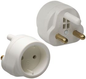 Bulk Pack 10 X 5amp 2pin Shuko Adaptor | Shop Today. Get it Tomorrow ...