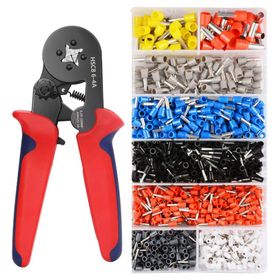 1200 Piece Insulated Uninsulated Wire End Ferrules with Crimper Plier ...