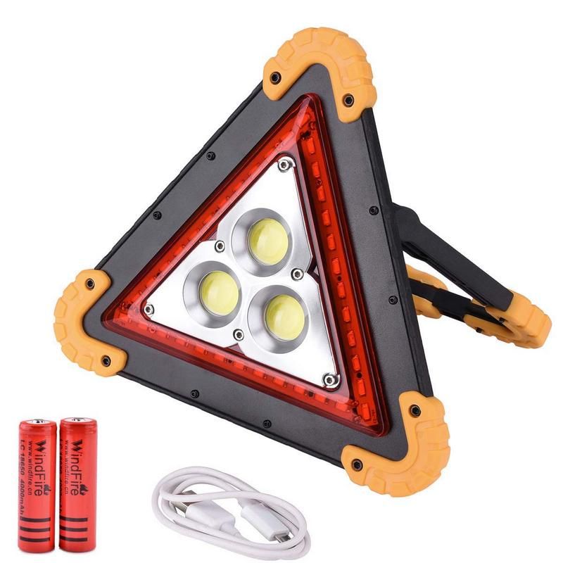 Triangle Emergency Warning Light - Roadside, Camping, Backpacking ...