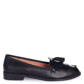 Linzi Ladies ROSEMARY Classic Slip-On Loafer - Black Nappa | Shop Today ...