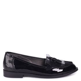 Linzi Ladies ROSEMARY Classic Slip-On Loafer - BlackLizard | Shop Today ...