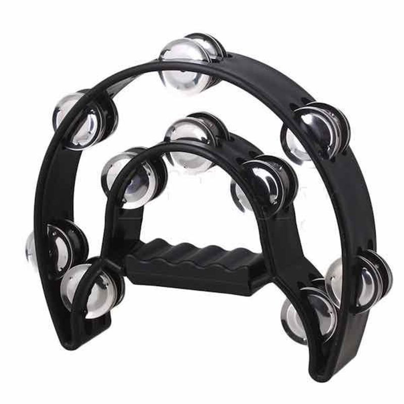 BK Black Double Row Halfmoon Tambourine - 20 Jingles | Shop Today. Get ...