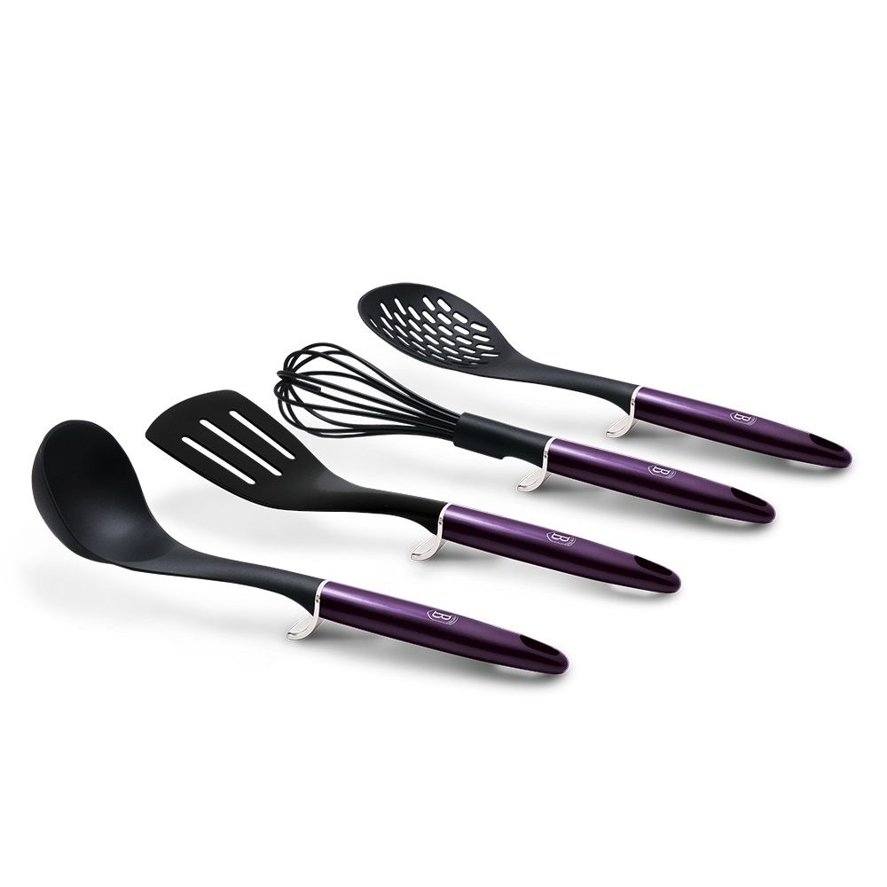 Berlinger Haus 4-Piece Nylon Kitchen Utensil Set - Metallic Line Purple ...