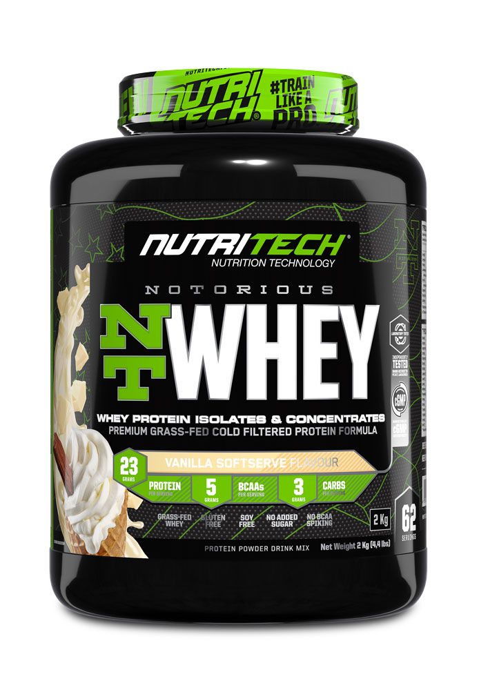 Nutritech NOTORIOUS NT Whey 2kg Vanilla Soft Serve | Shop Today. Get it Tomorrow! | takealot.com
