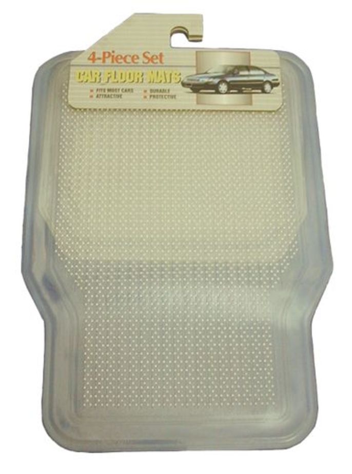 4 Piece Vinyl Mat Set Clear | Shop Today. Get it Tomorrow! | takealot.com