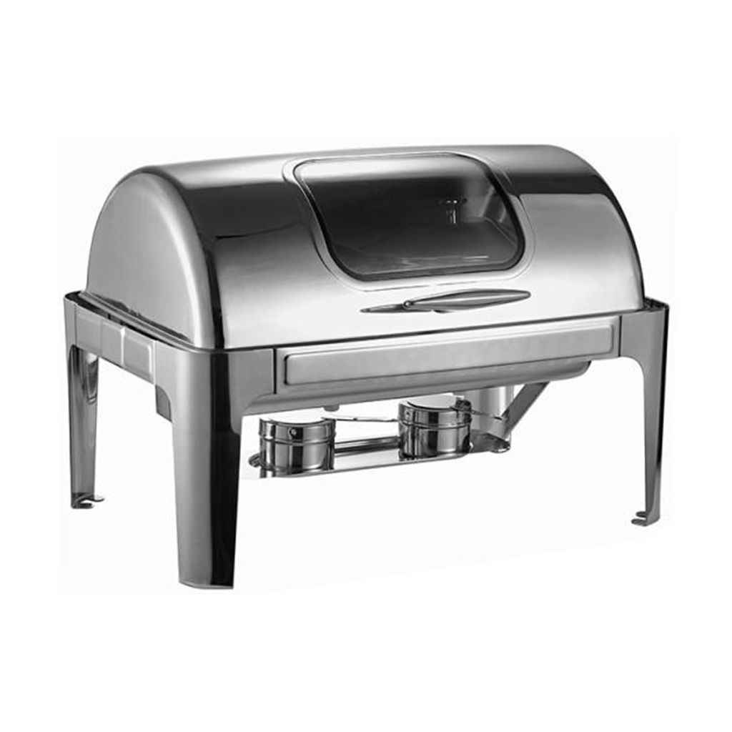 Rectangular Chafing Dish with Window - Stainless Steel | Shop Today ...