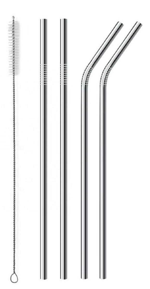 4 Piece Stainless Steel Straws | Shop Today. Get it Tomorrow ...