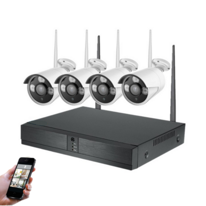 4 Camera 4 Channel HD Wireless 5G CCTV Security Surveillance Kit | Shop ...