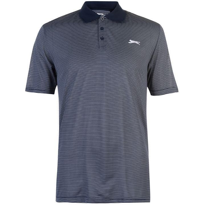 Slazenger Mens Stripe Golf Polo Shirt Navy Parallel Import Shop Today Get It Tomorrow