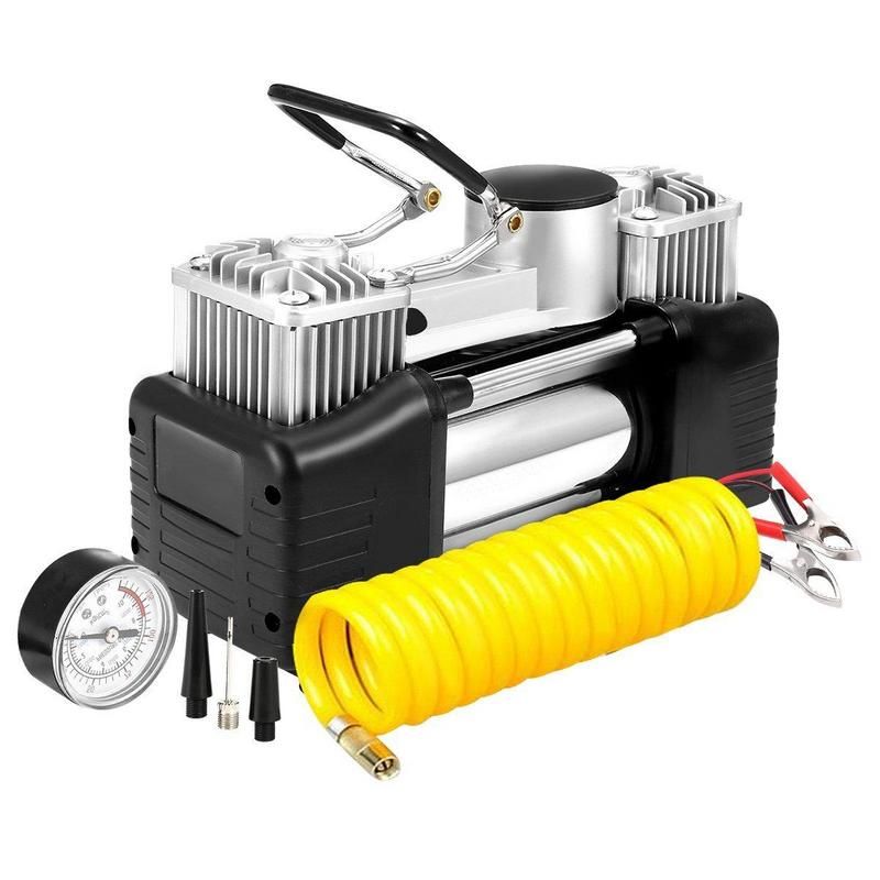 A Heavy Duty 12 Volt 85 litre Two Cylinder Portable Air Compressor ...