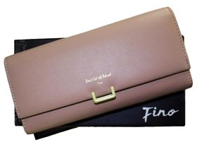 Fino 5619 Tri-Fold Faux Leather Purse with Cellphone Pouch & Box | Shop ...