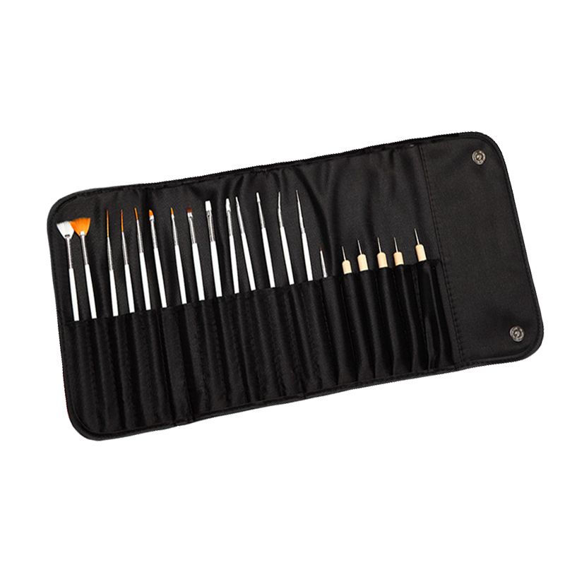 Nail Art Design Painting Detailing Brushes Dotter Tool Kit Set - 20 ...