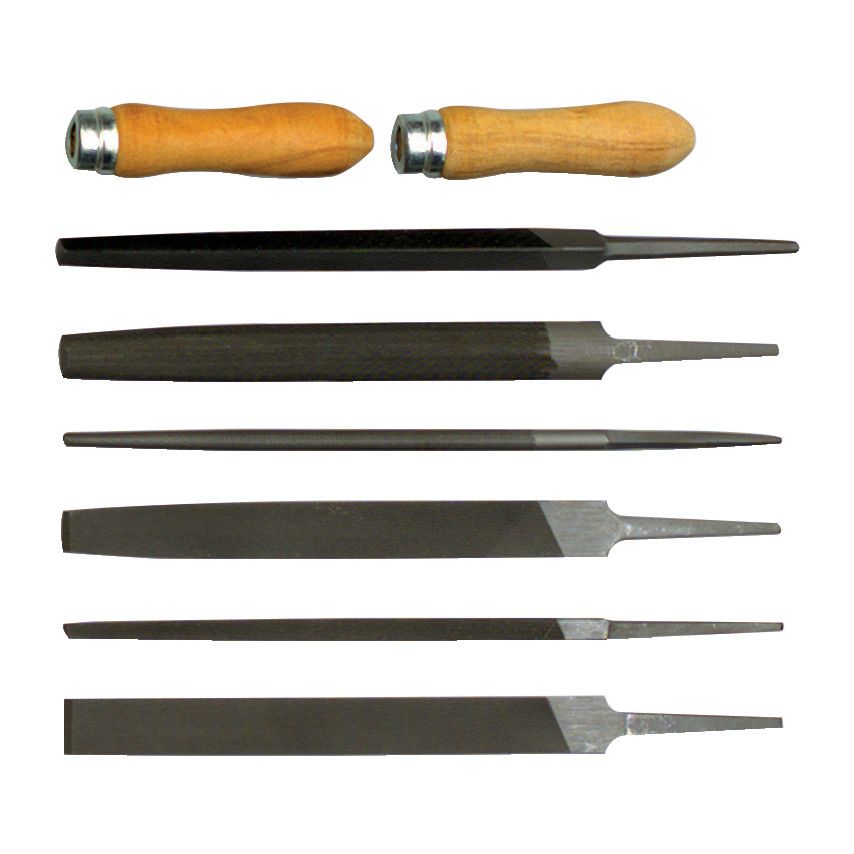 Kennedy Kennedy.250mm (10") 8 Piece Second Cut Engineers File Set ...