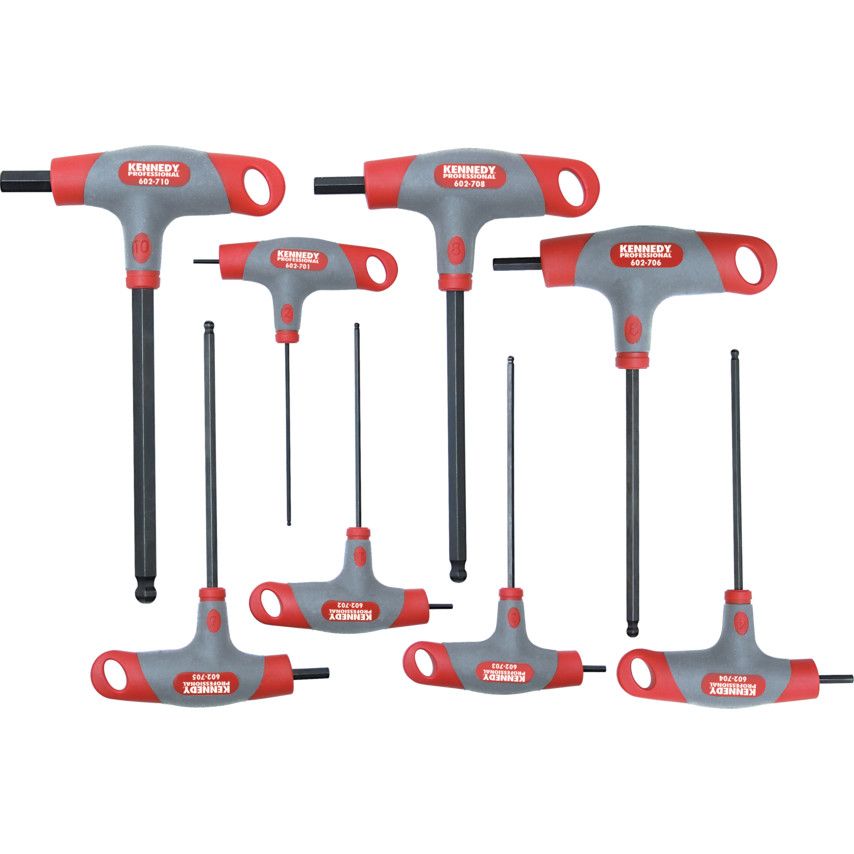 Kennedy 2.0 10.0Mm T Handled Hexagon Ball Driver Set 8Pc | Shop Today ...
