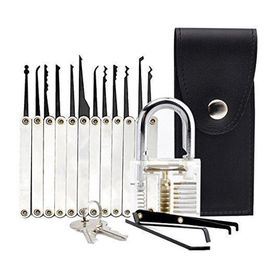 Lock Pick Tool Set with Transparent Practice Padlock | Shop Today. Get ...