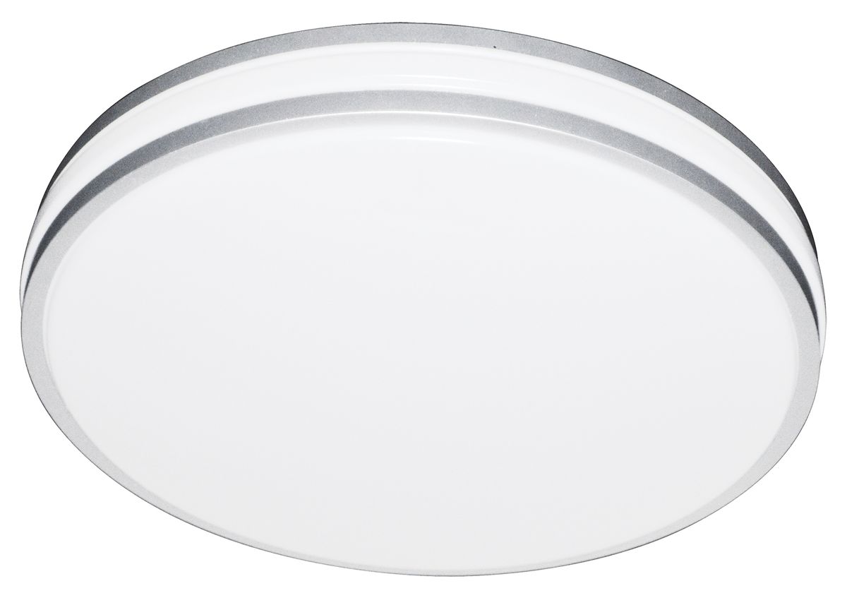 LED Ceiling Fitting with Silver Trim | Shop Today. Get it Tomorrow ...