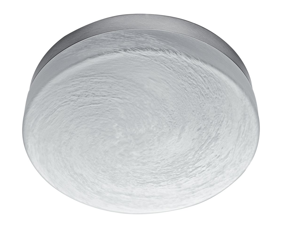 Satin Chrome Ceiling Fitting with Alabaster Bayonet Lock Glass | Shop ...