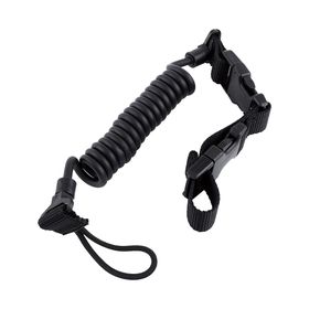 Multifunctional Tactical Spring Lanyard - Black | Shop Today. Get it ...