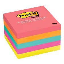 3M Post-it 3X3 5 Pads Cube Cape Town Collection | Shop Today. Get it ...