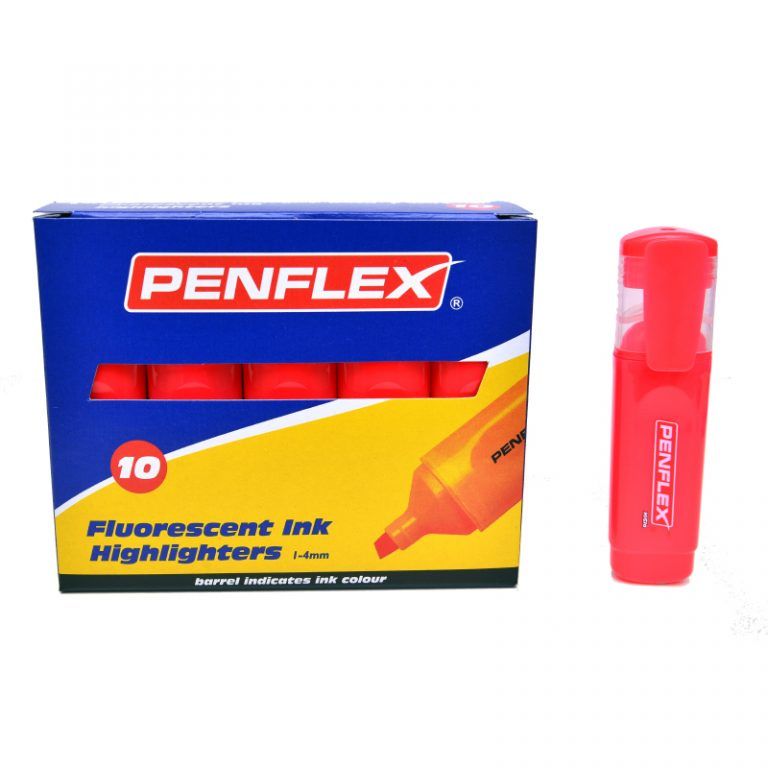 Penflex Highlighters Box-10 Red | Shop Today. Get it Tomorrow ...