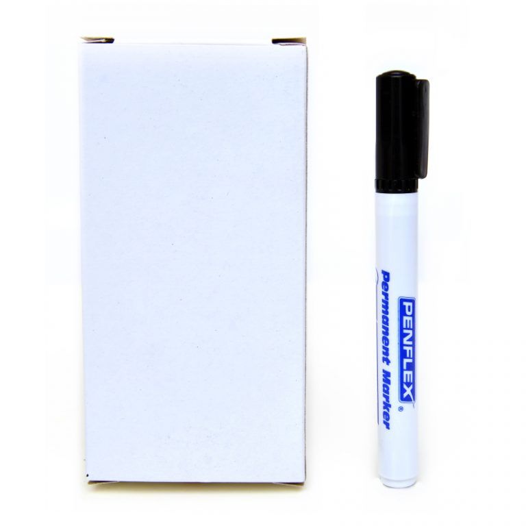 Penflex PM 13 Permanent Markers Bullet Tip Box-10 Black | Shop Today ...
